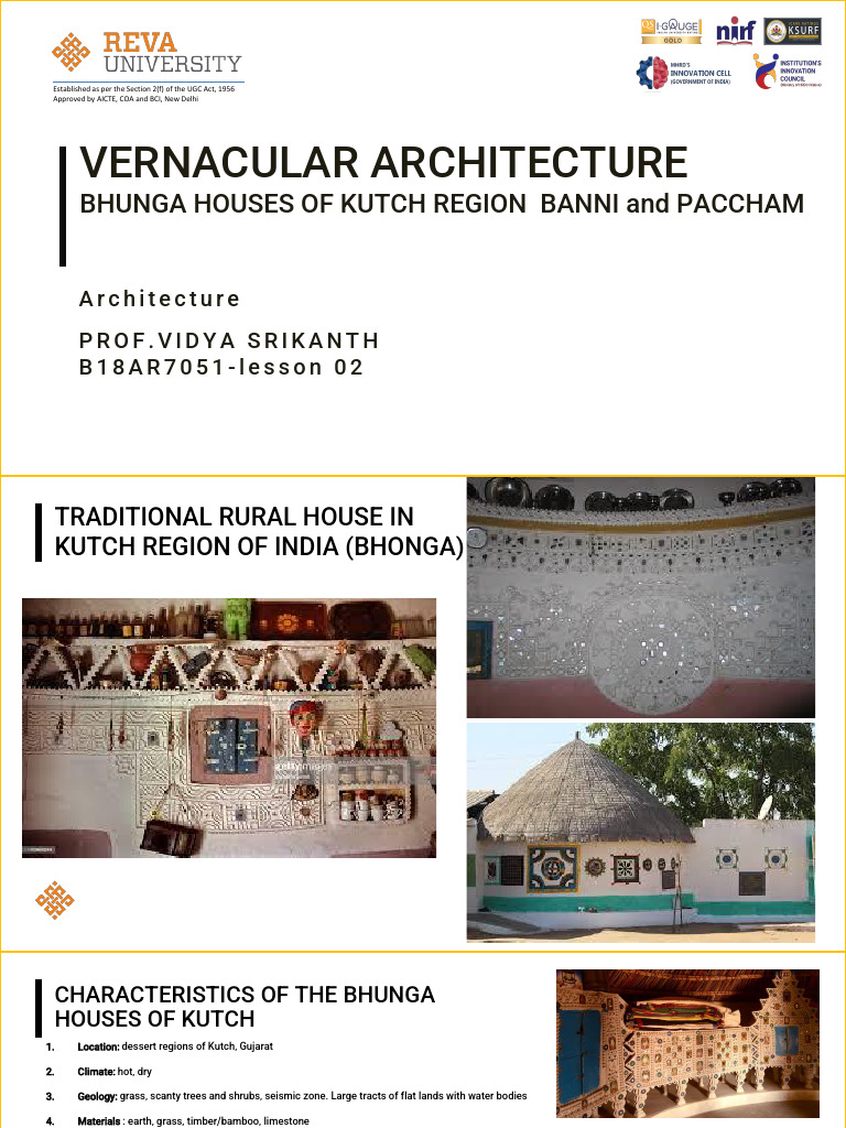 B19AR7051_Lesson 1_Unit 2_Bhunga houses | PDF | Building Engineering | Architectural Design