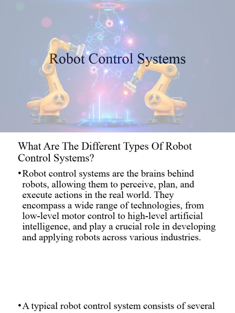 Robot Control Systems | Download Free PDF | Control Theory | Robotics