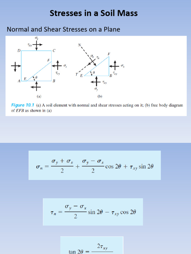 M10 - Stresses in Soil Mass | PDF | Classical Mechanics | Continuum ...