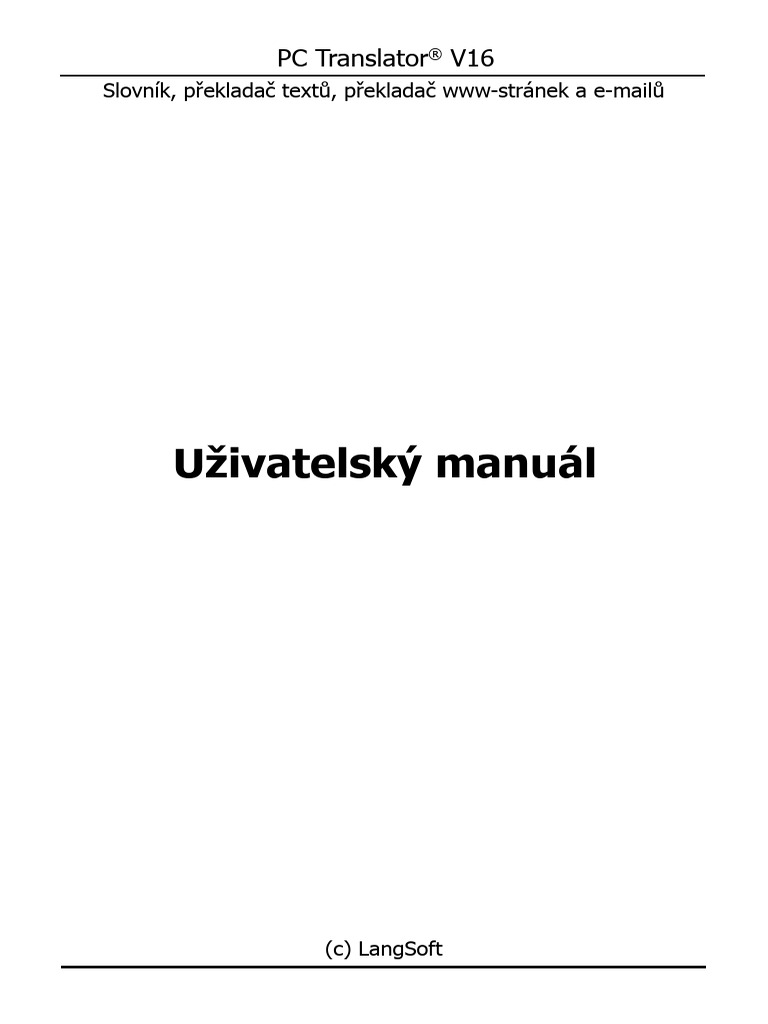 Manual Translator Pdf