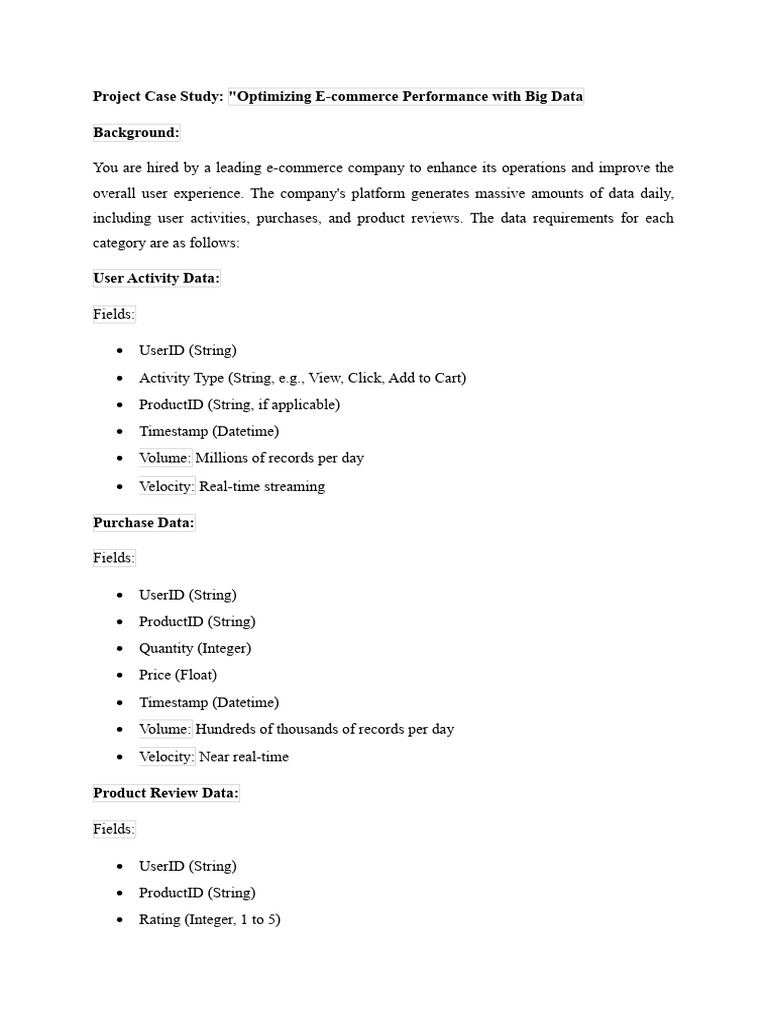 Big Data Project | PDF | Apache Hadoop | Data