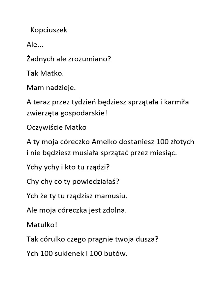 Kopciuszek | PDF