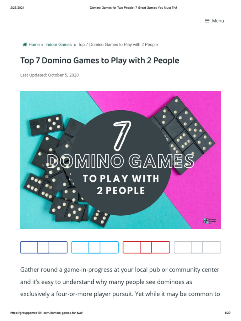 Domino | Download Free PDF | Pub Games | Gaming Domino | Download Free PDF | Pub Games | Gaming