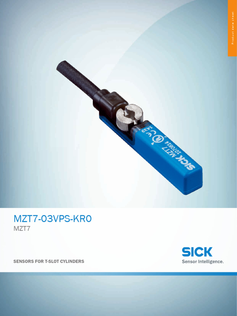 MZT7-03VPS-KR0: Sensors For T-Slot Cylinders | PDF | Piston ...