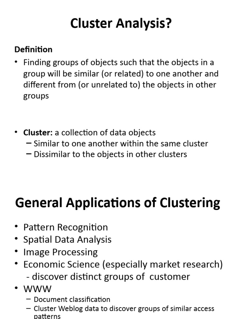 Clustering and Association Rule | PDF | Cluster Analysis | Applied Mathematics