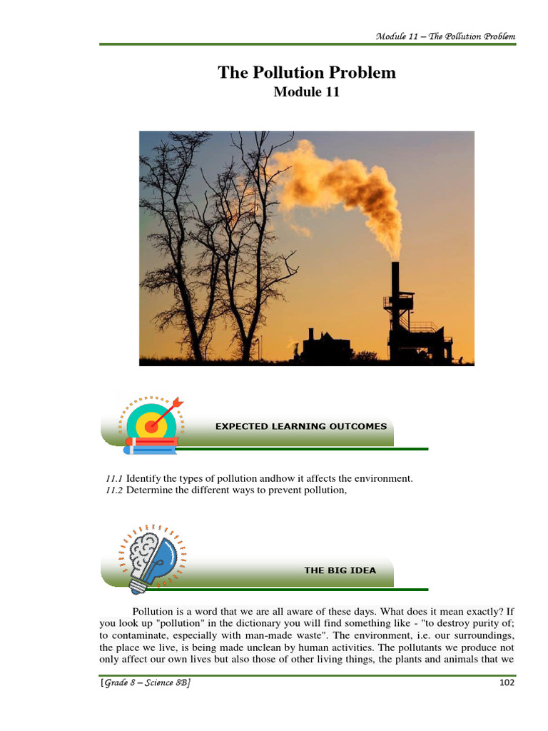 Science 8B MODULE11 | PDF