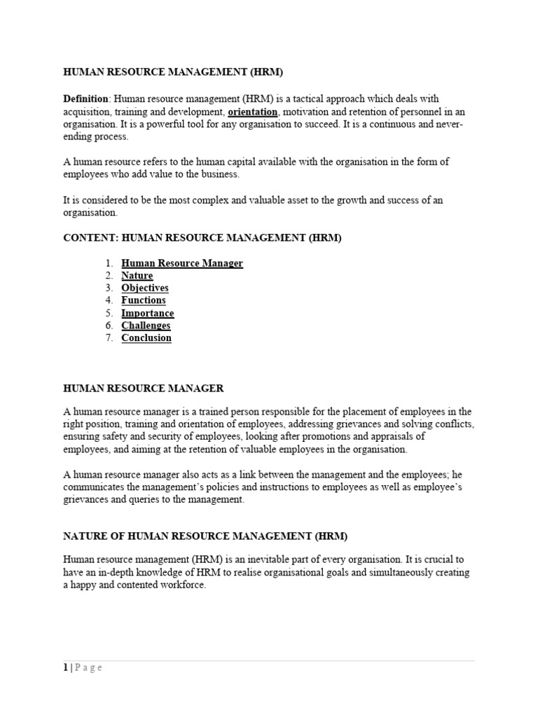 Article 4. Human Resource Management | PDF | Human Resource Management ...