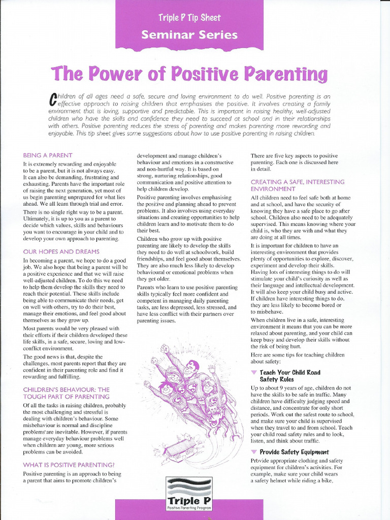 Positive Parenting - The Power of Positive Parenting | PDF