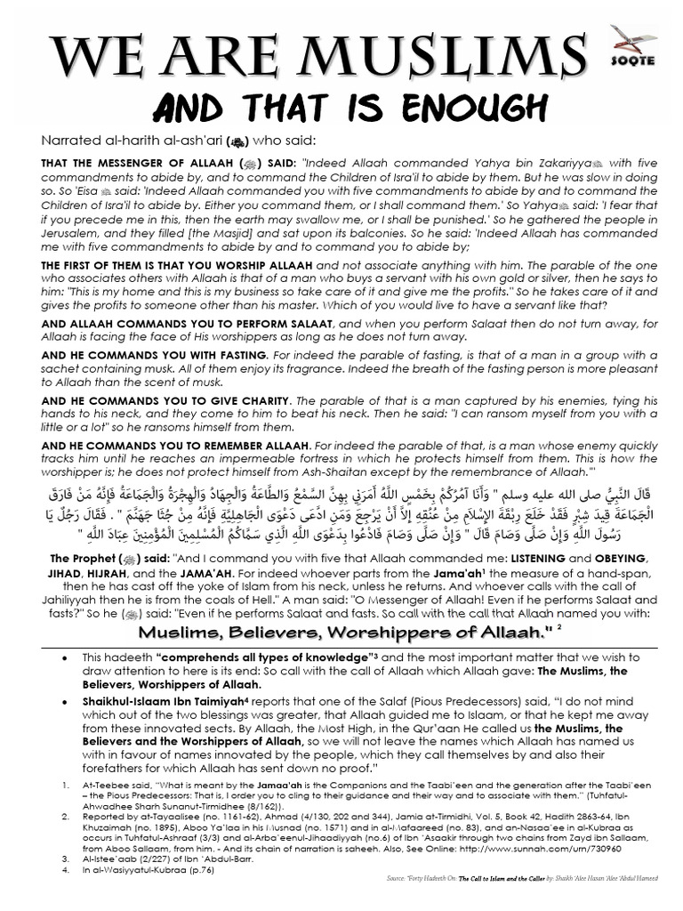 SOQTE | Download Free PDF | Monotheism | Abrahamic Religions
