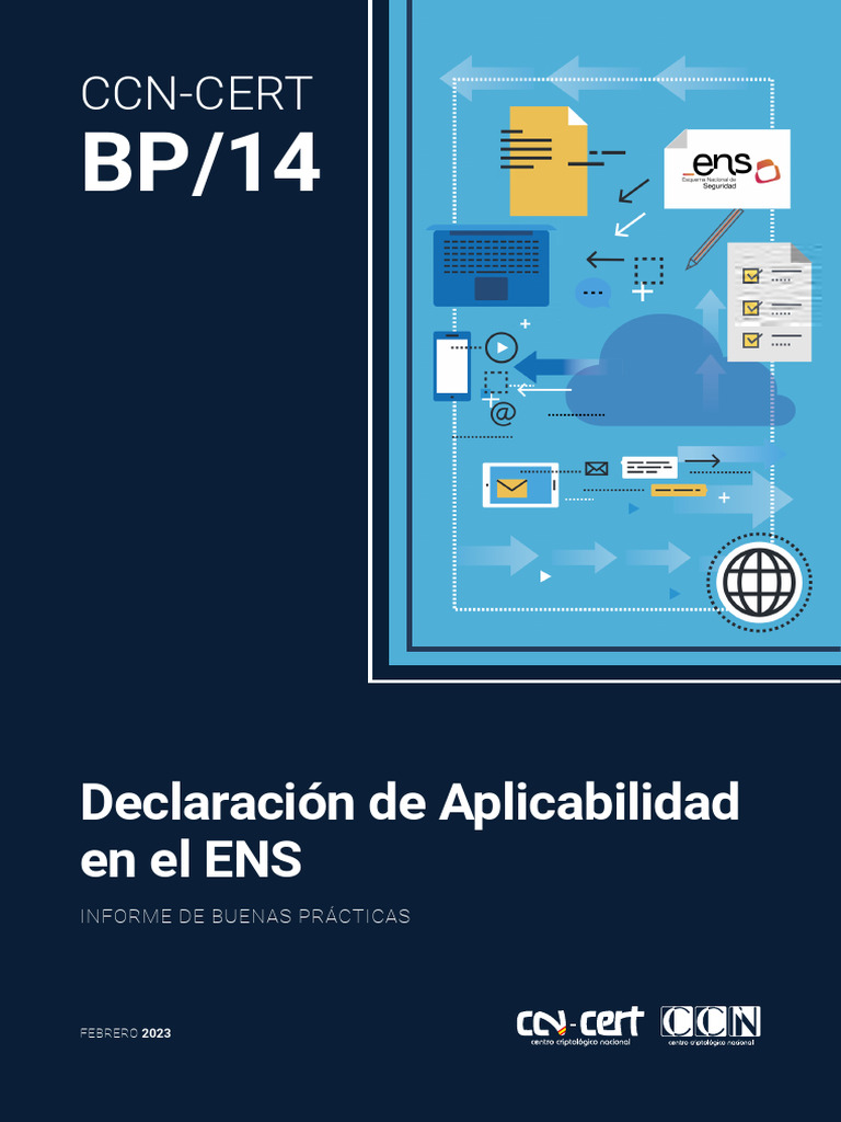 CCN-CERT BP 14 Declaración de Aplicacibilidad ENS | PDF | Informática | Tecnología