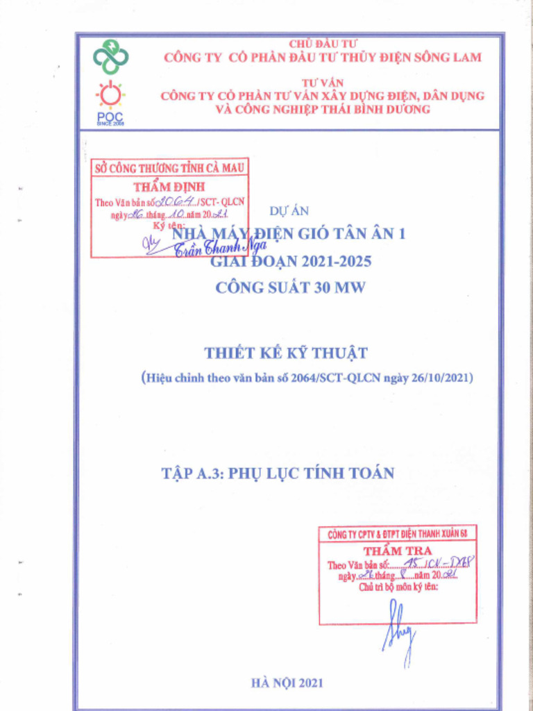 A3. PHU LUC TINH TOAN TKKT | PDF