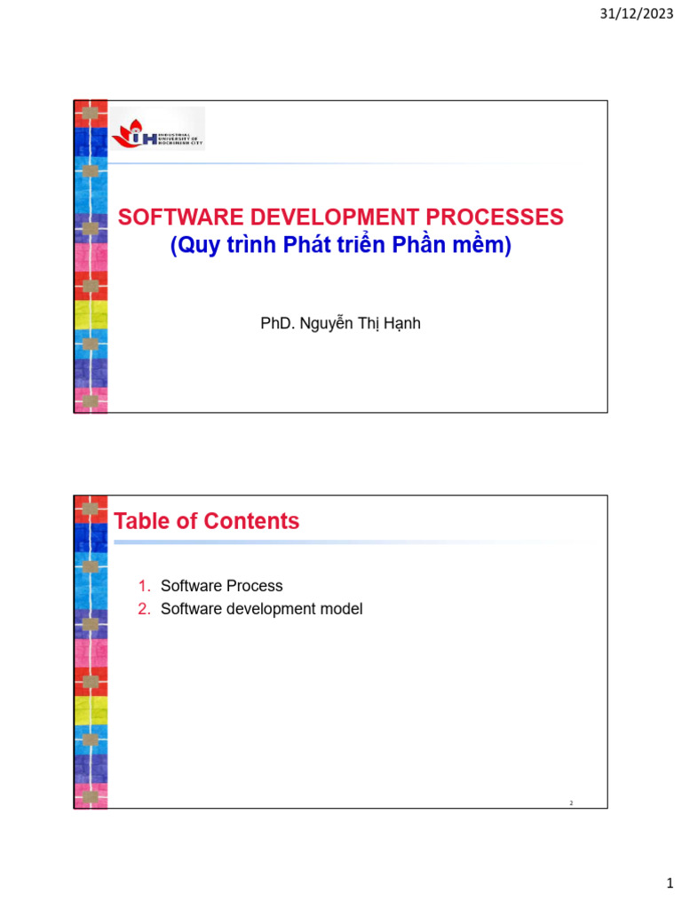 Software Development Processes Guide | PDF | Software Development ...