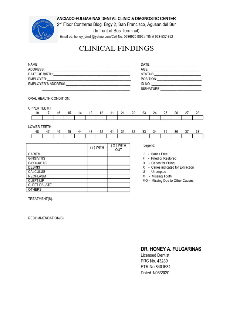 Clinical Findings | PDF