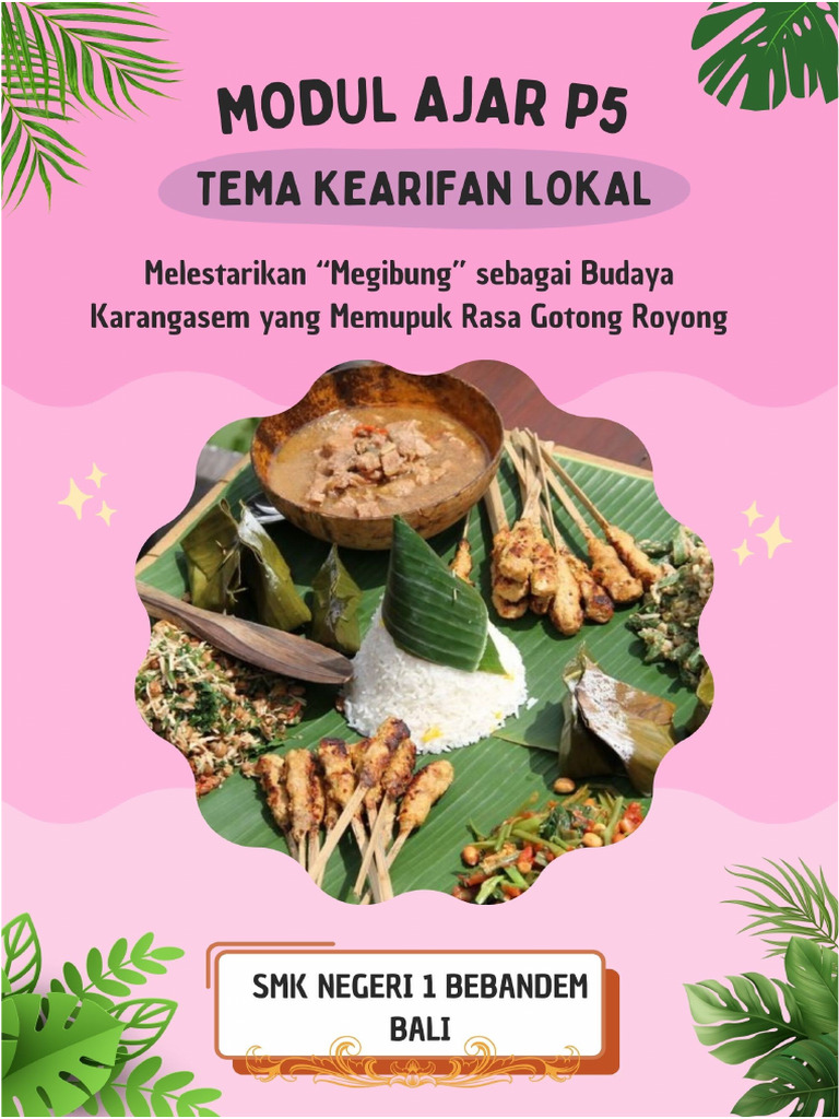 MODUL AJAR P5 KELAS X TEMA KEARIFAN LOKAL | PDF