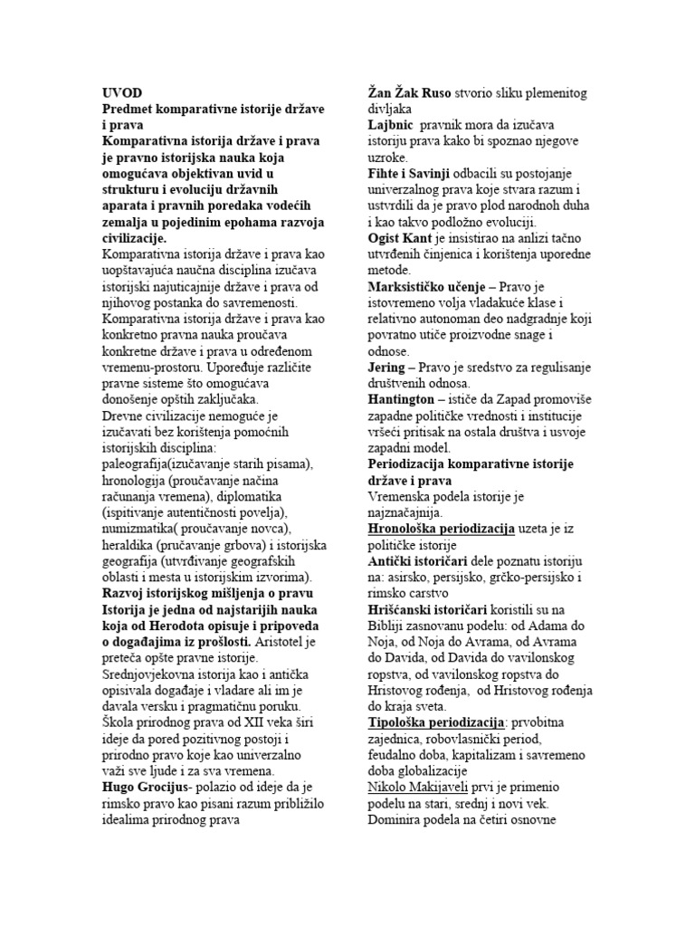 Istorija Drzave I Prava Dragan Pantic Puskice | PDF