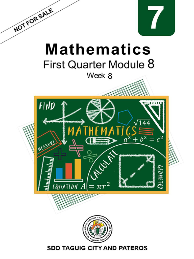 Math7 Q1 Week 8 Hybrid Version3 | PDF | Numbers | Integer