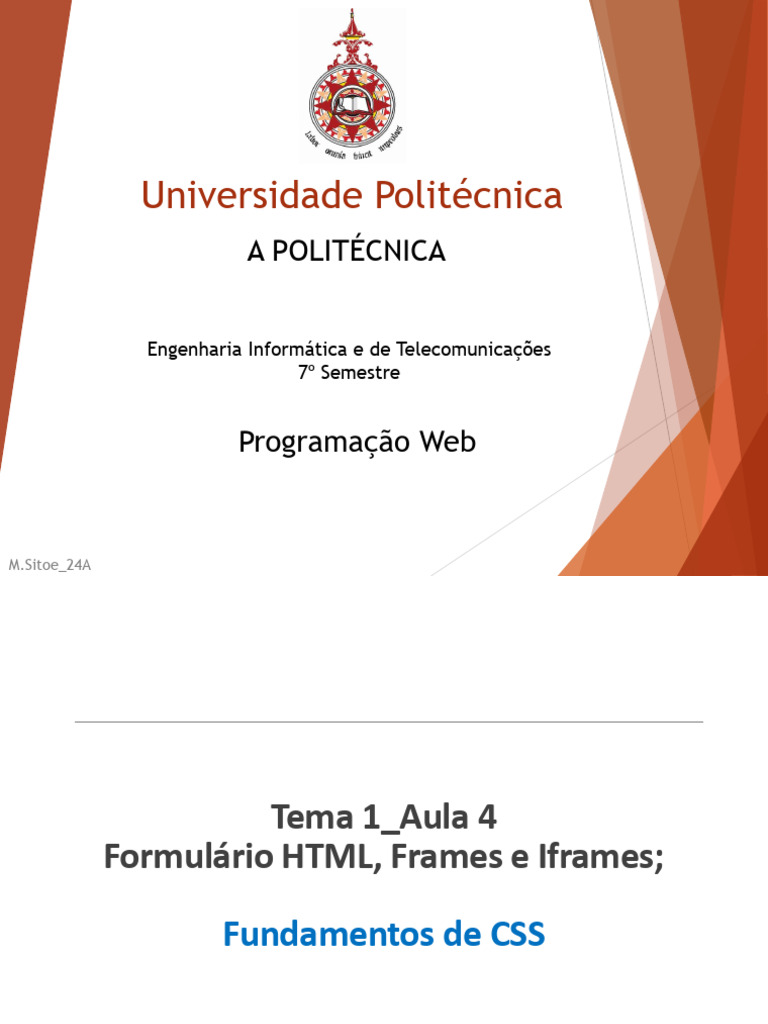 Tema 1_Aula 05 | PDF | Html | Elemento HTML