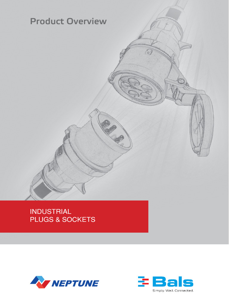 Neptune Plug Socket Data Sheet | PDF | Electrical Connector | Ac Power ...