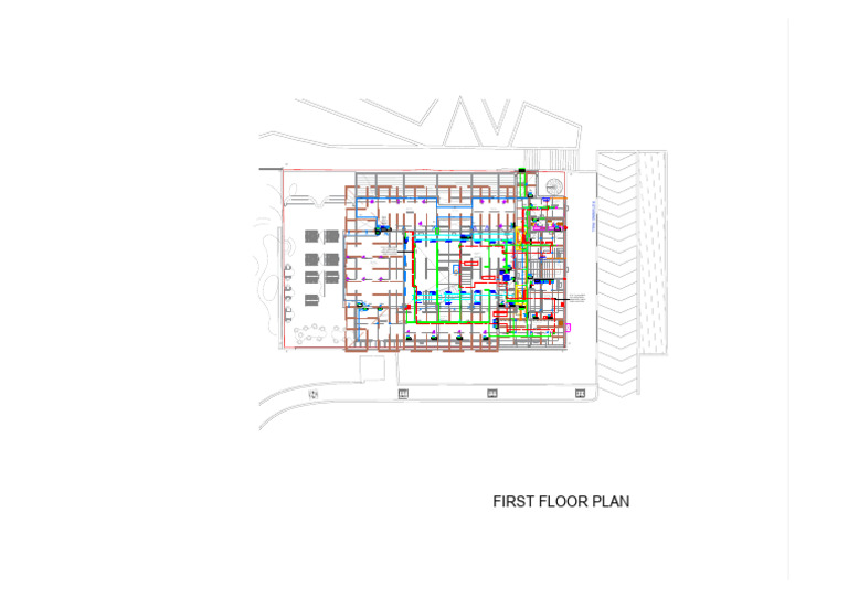 Detailed First Floor Plan Layout | PDF
