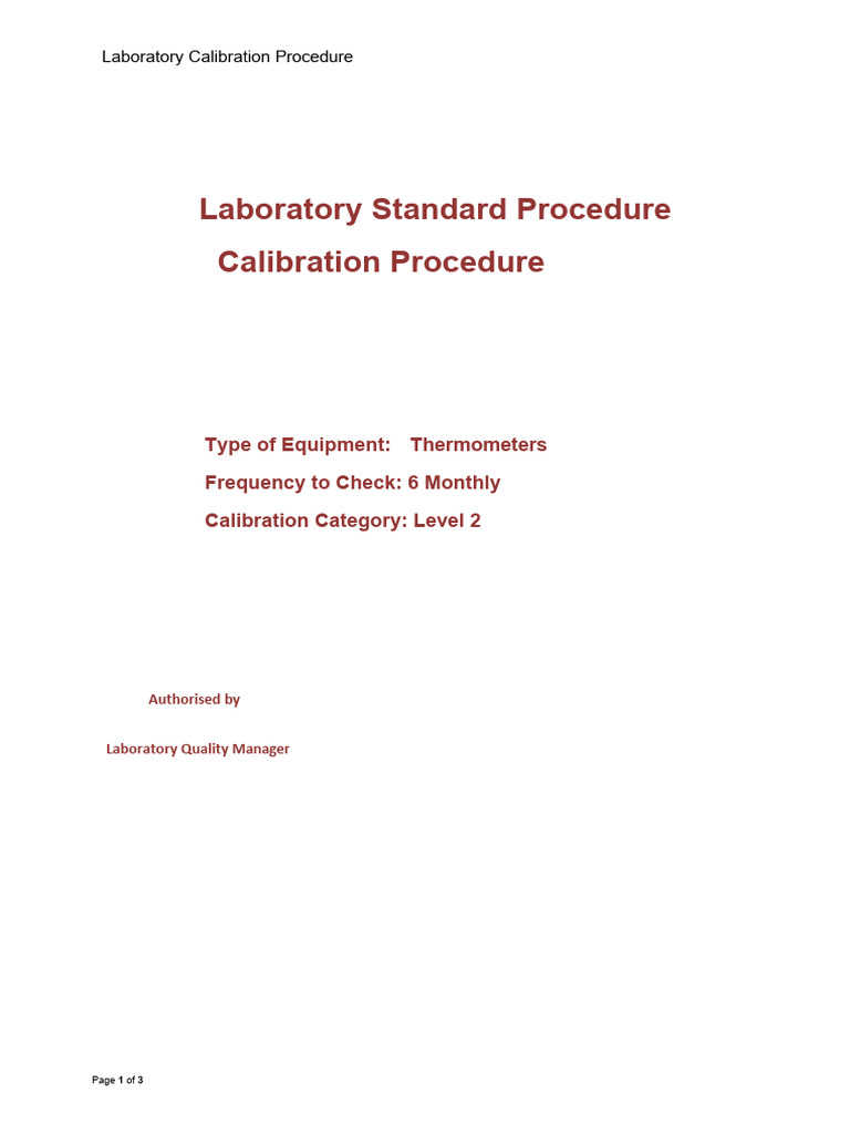 Thermometer | PDF | Thermometer | Calibration