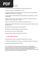 Infosys Resume Submission Template | PDF | Customer Relationship ...