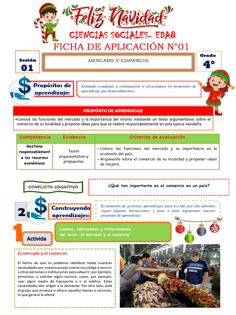 Ficha1 - Mercado y Comercio | PDF | Negocios