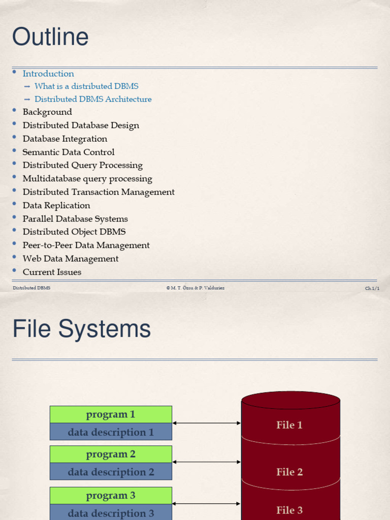 Introduction-Distributed DBMS-1-26 | PDF | Databases | Replication (Computing)