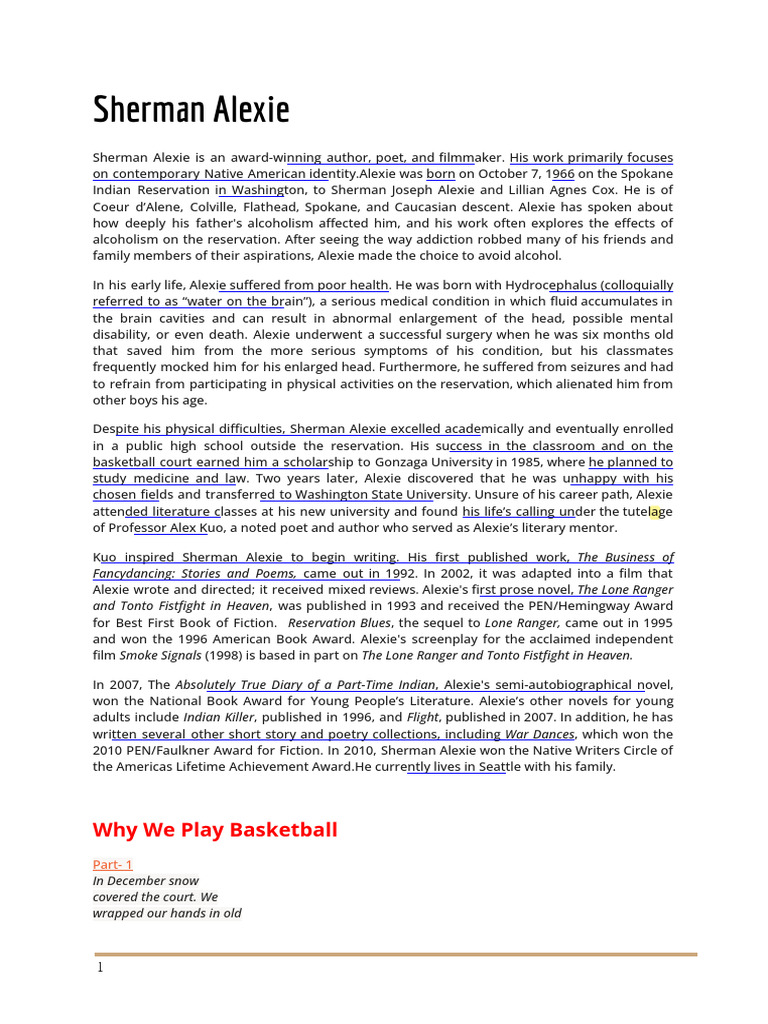 5.Sherman Alexie | PDF