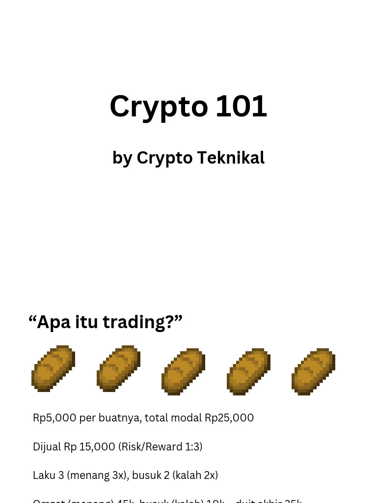 Panduan Pemula Trading Crypto | PDF | Bisnis | Game & Aktivitas