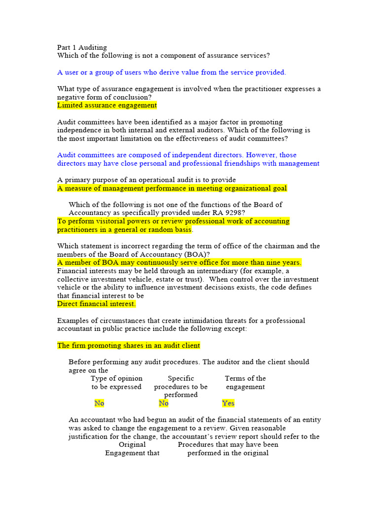 IAR Auditing Conclusion | Download Free PDF | Internal Control | Audit