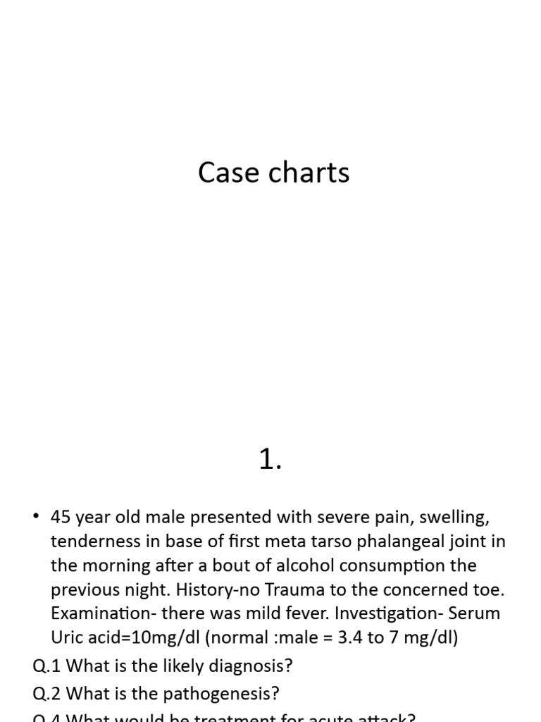 Jaundice Case Charts | PDF