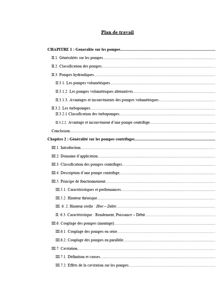 Plan de Travail | PDF