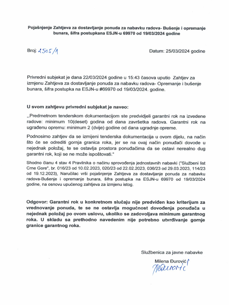 Pojašnjenje Busenje I Opremanje Bunara II25032024 | PDF