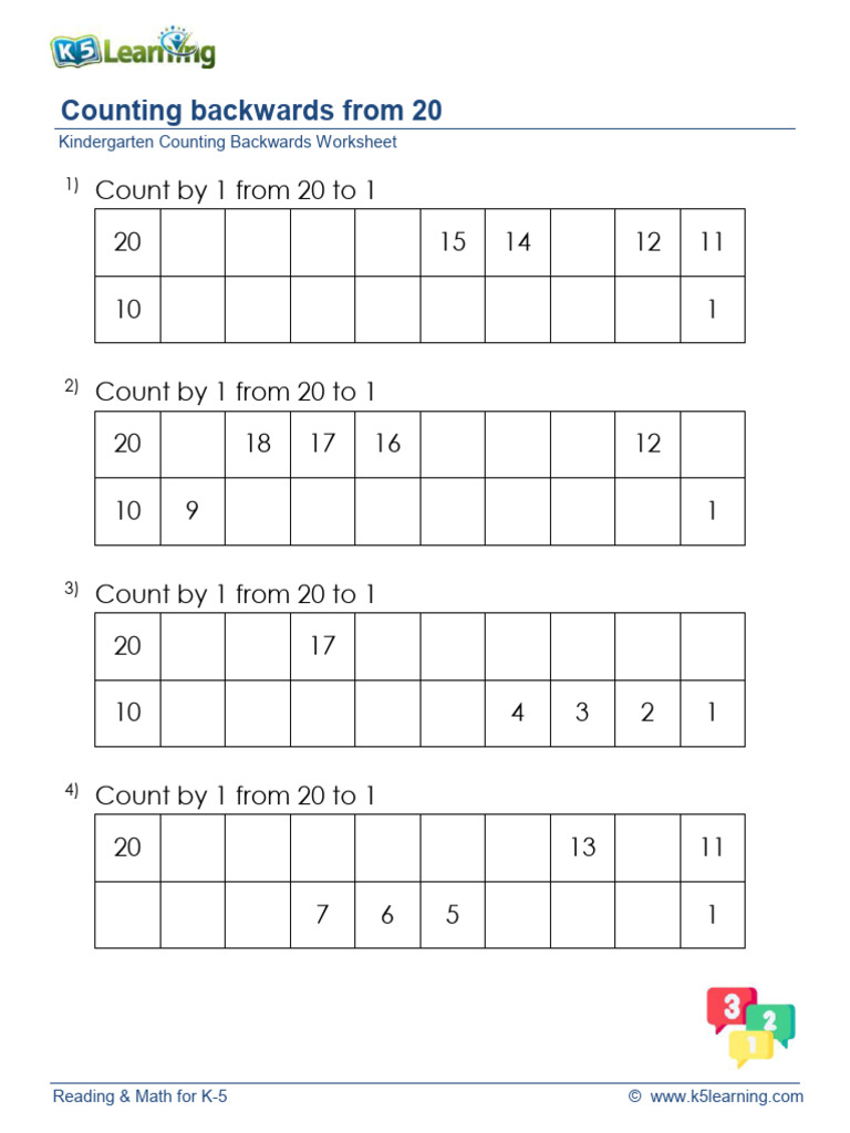 Counting Backwards D | PDF