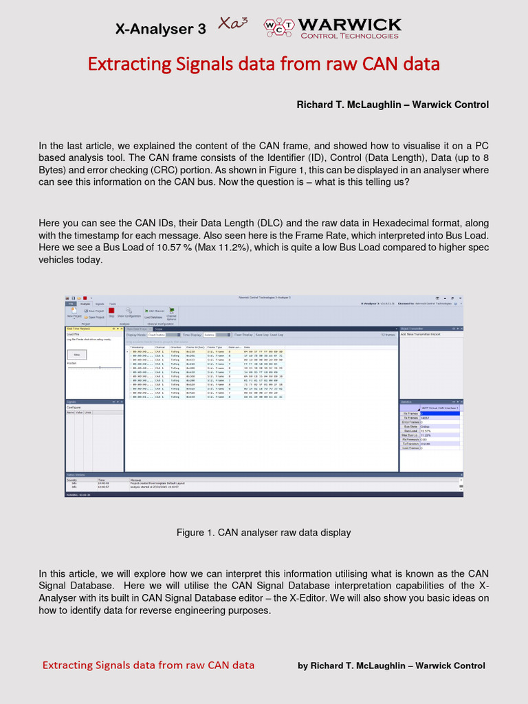 Chapter 2 CAN Signals New | PDF | Databases | Information