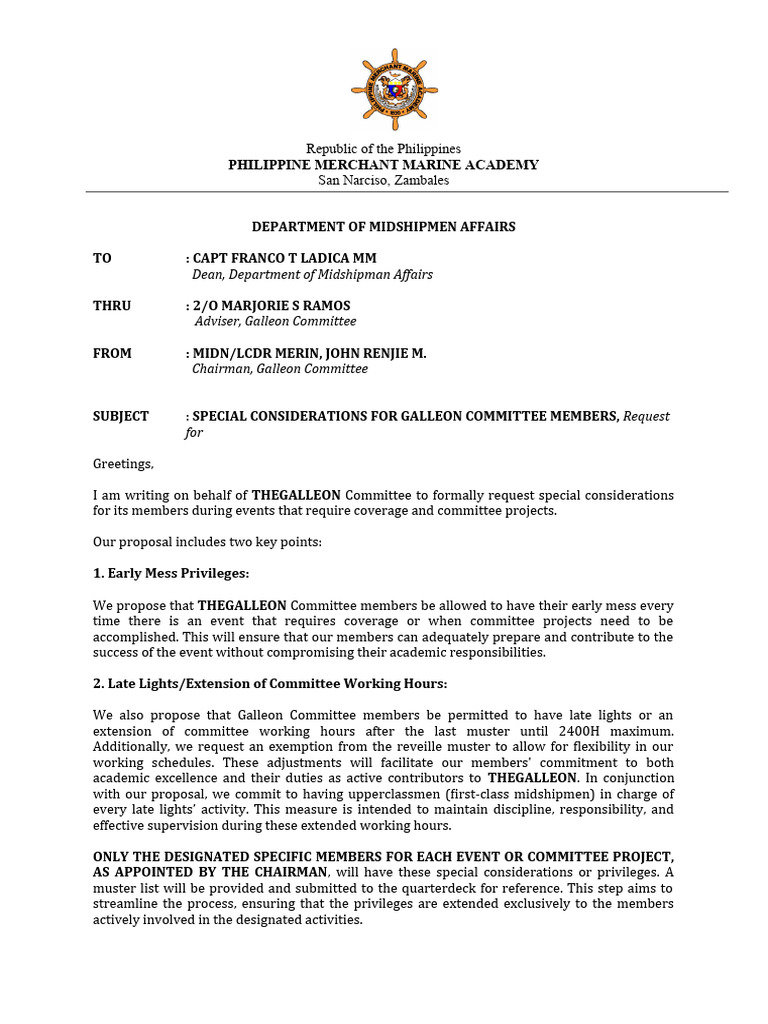 Special Considerations | PDF