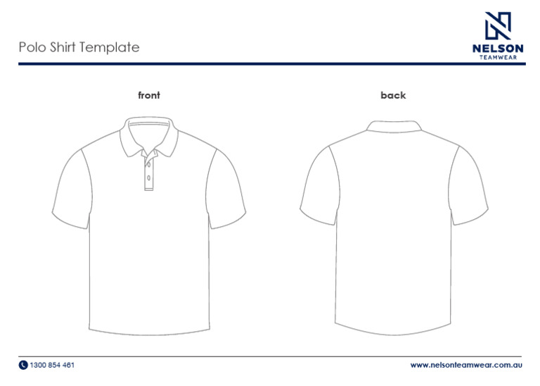 Polo Shirt Template | PDF