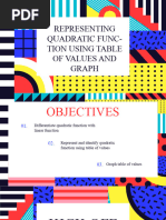 Math-9-LP - Q1 - W6B Represents A Quadratic Function Using Table of ...