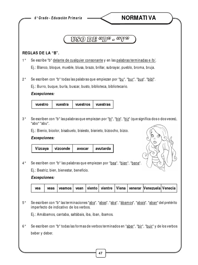 Reglas de Ortografía para 6° Grado | PDF | Adjetivo | Adverbio