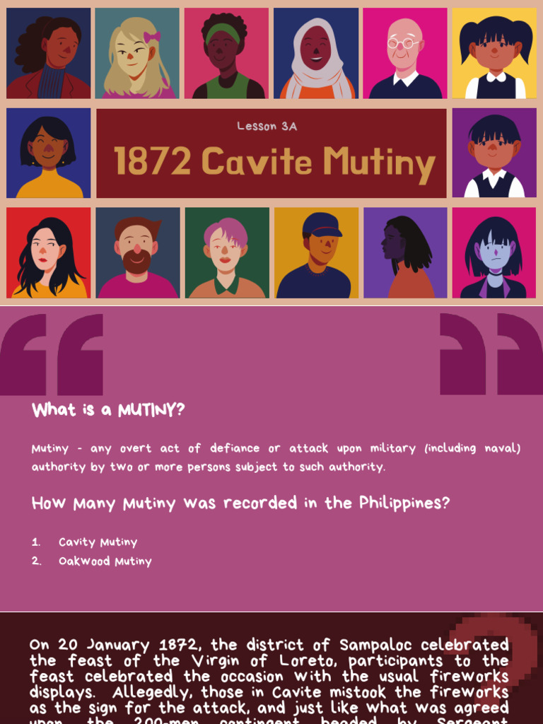 Lesson 3A Cavite Mutiny | PDF | Politics | History