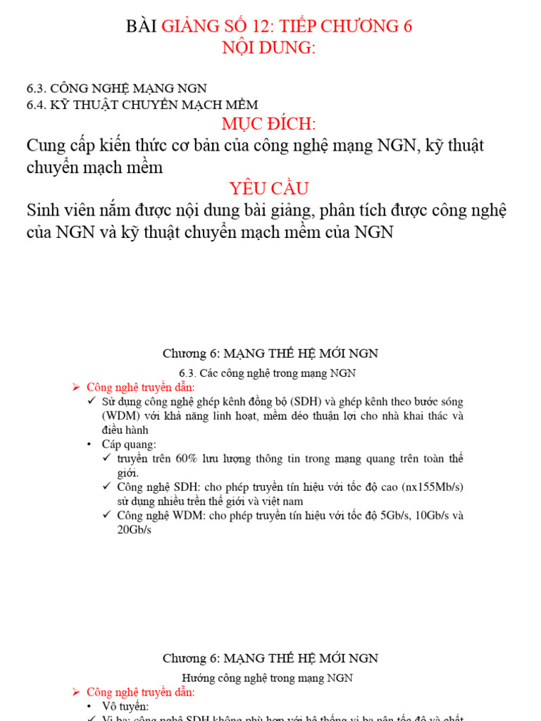 BG HTVT Chuong 6 Phan 2 | PDF