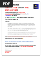 Polity Tricks & Mnemonics | PDF