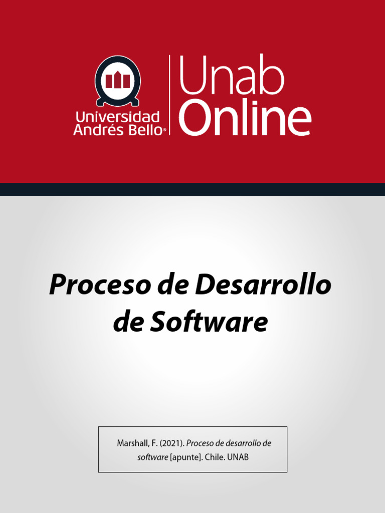 s1 - Apunte - Proceso de Desarrollo de Software | PDF | Software | Ingeniería de software
