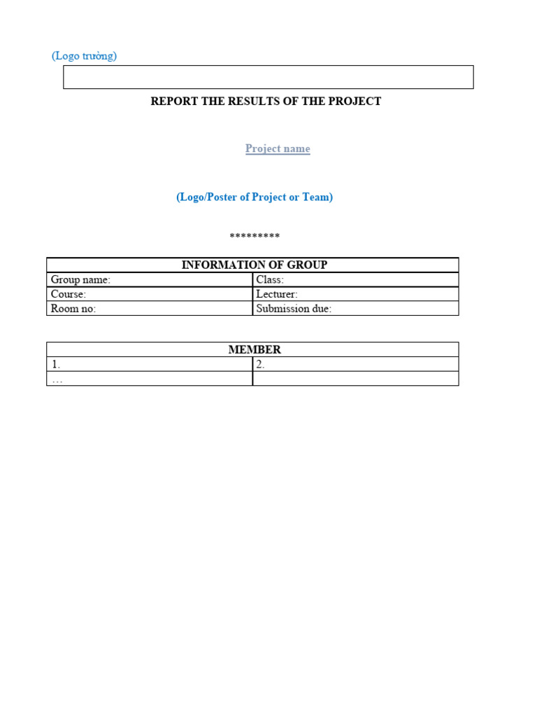 Report The Results of The Project | PDF