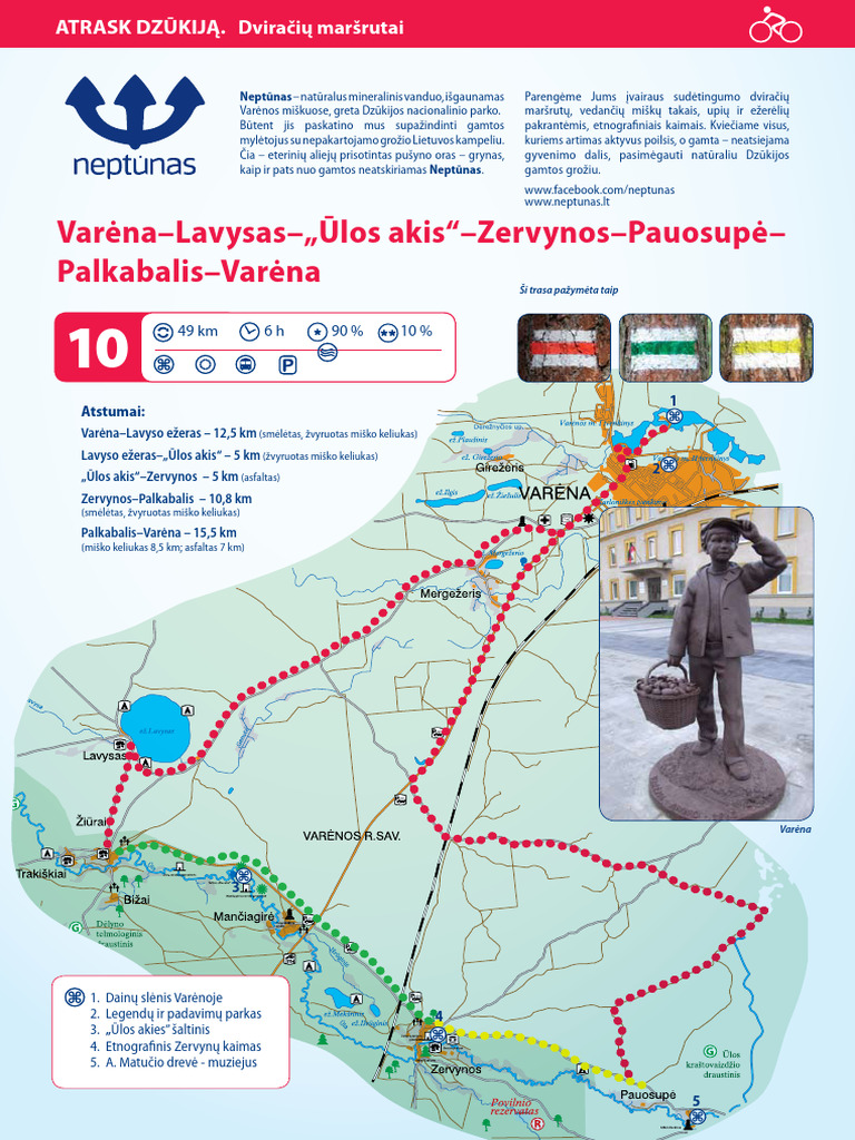 Maršruto Varėna-Lavysas - Ūlos akis"-Zervynos-Pauosupė-Palkabalis ...