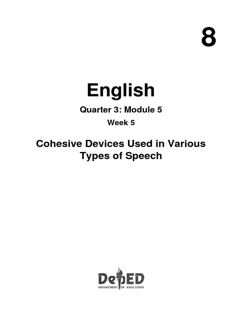 Module5 Q3 English8 | PDF | Rhetoric | Libraries