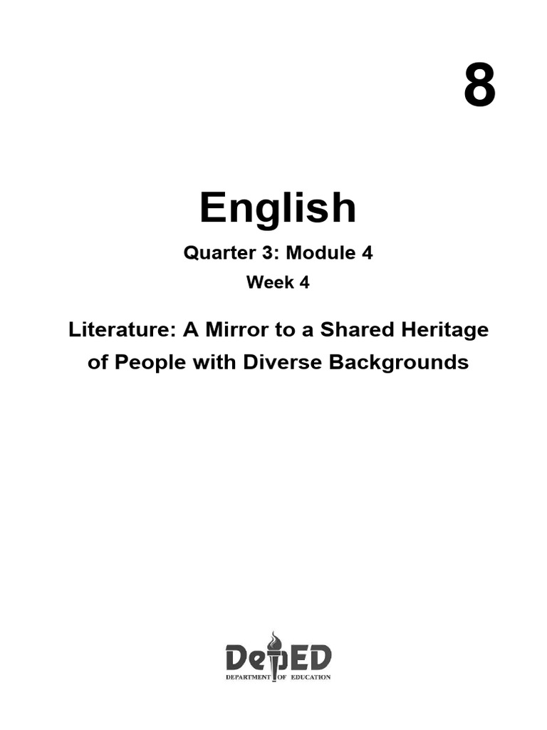 Module4 Q3 English8-1 | PDF | Narration | Plot (Narrative)