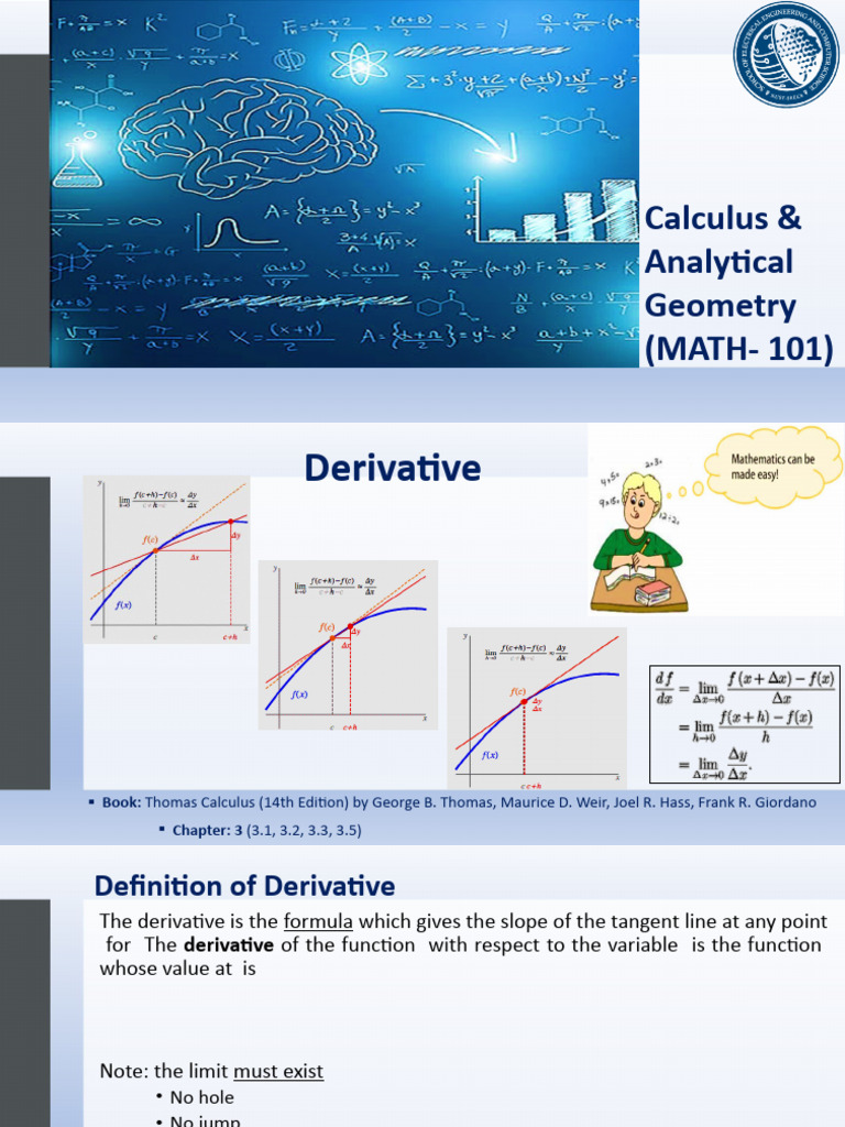 Lecture 13 Derivatives Pdf Derivative Function Mathematics