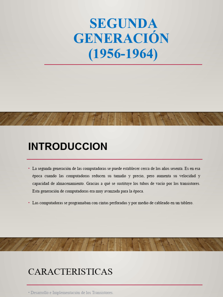 Segunda Generación (1955-1964) | PDF | Hogar, jardinería y bricolaje ...