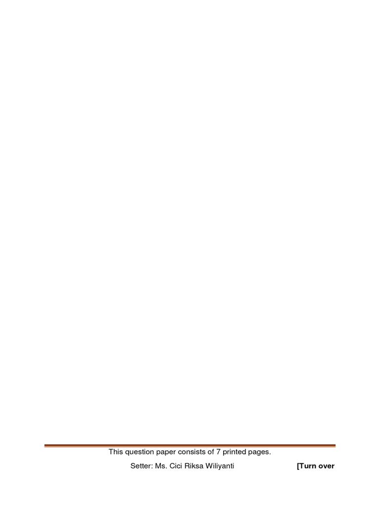 Paper 2 Review - Asnwer Key | PDF | Linguistics